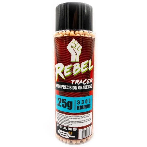 Rebel Precision 6mm Red Tracer BBs 3300ct Bottle - 0.25g – Killer ...